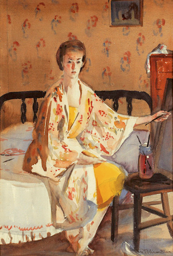 Autoportrait Day 161~ Mary Blair | The Misty Miss Christy