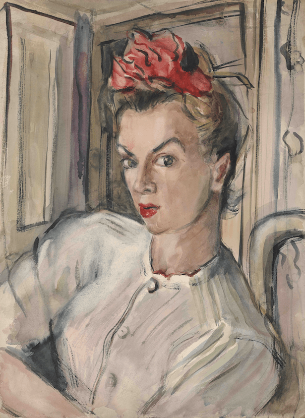 Autoportrait Day 240~ Barbara Shermund | The Misty Miss Christy