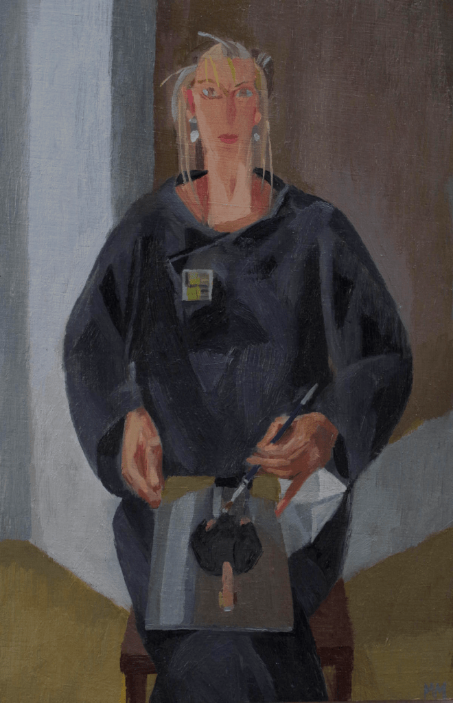 Autoportrait Day 280~ Mary Mabbutt | The Misty Miss Christy